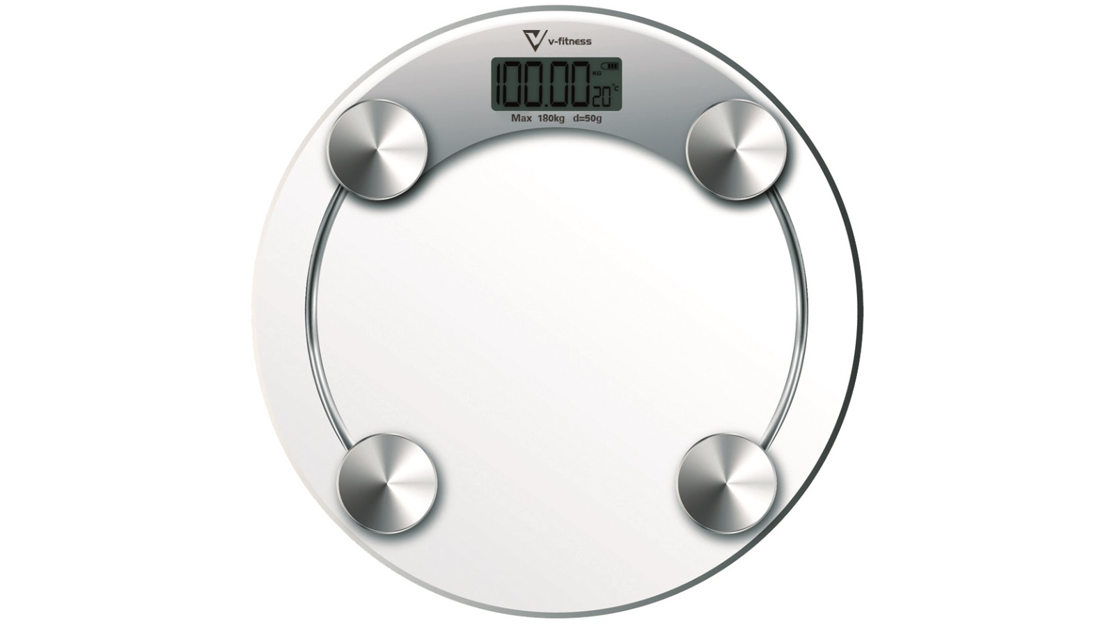 Laser V-fitness Digital Glass Scales | Domayne