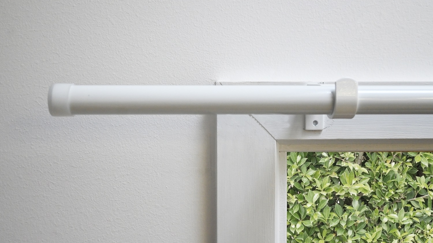 Filigree White Extendable Curtain Rod Set - 230-380cm | Domayne