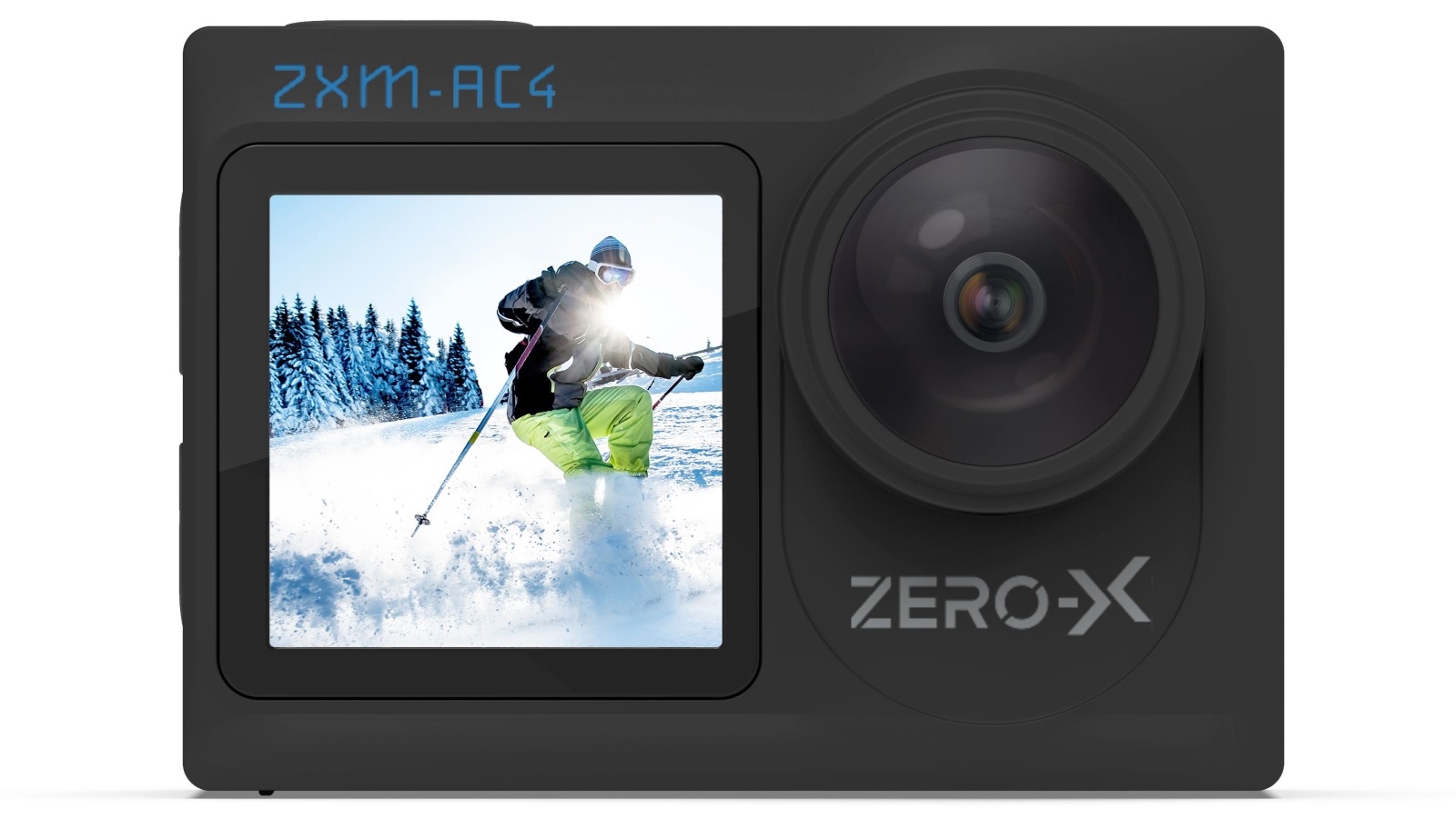 Zero-X AC4 4K UHD Action Camera with Dual Screen & WiFi | Domayne