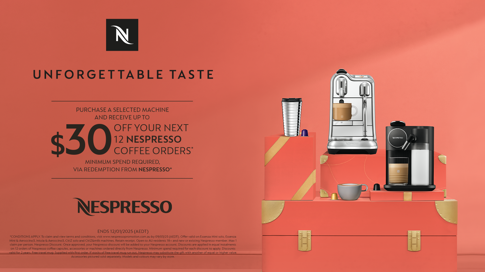 Nespresso Essenza Mini Solo Coffee Machine by DeLonghi - White | Domayne