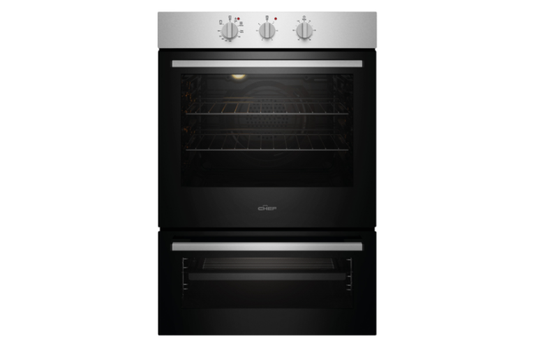 Chef 600mm Multifunction 3 Fan Forced Oven with Separate Grill ...
