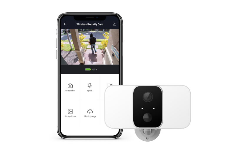 Connect Smart Home Outdoor Floodlight Camera | Domayne