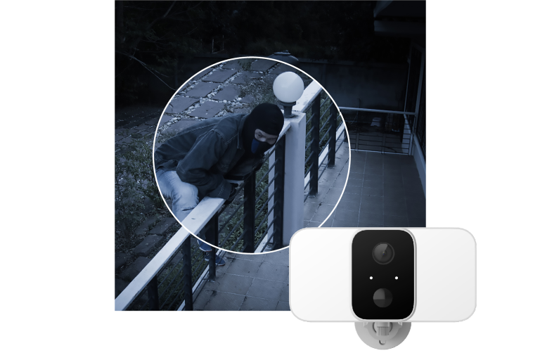 Connect Smart Home Outdoor Floodlight Camera | Domayne