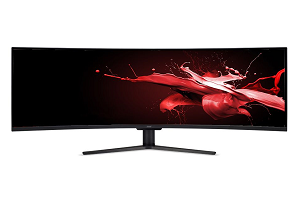 Acer 49-inch Nitro EI491CRP Curved Gaming Monitor | Domayne
